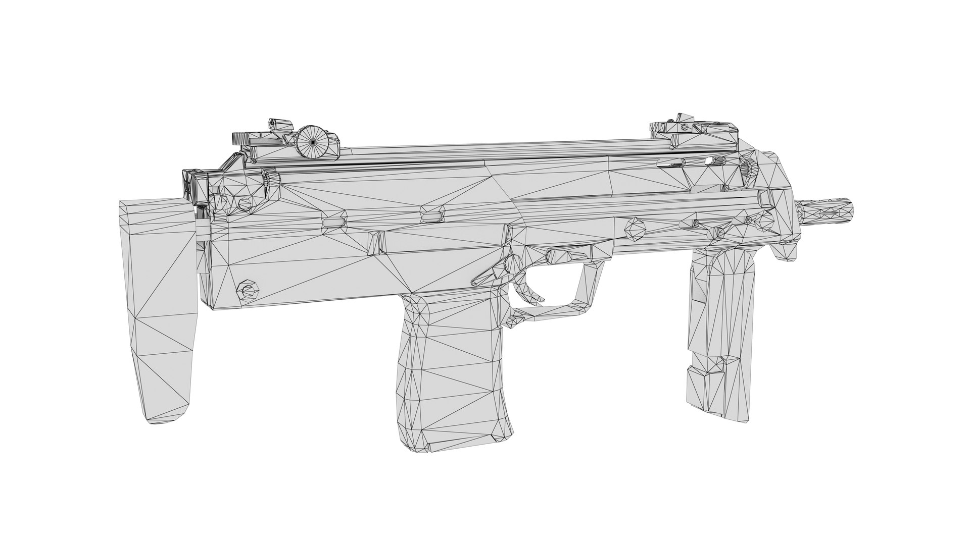 Heckler Koch MP7 3D Model - TurboSquid 1883448