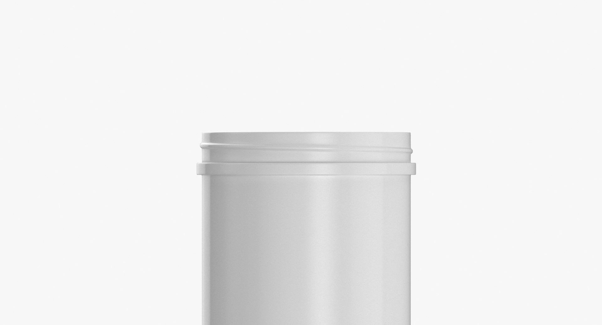 100 Oz Wide Mouth Plastic Jars Collection Open - 2 Models 3D Model ...