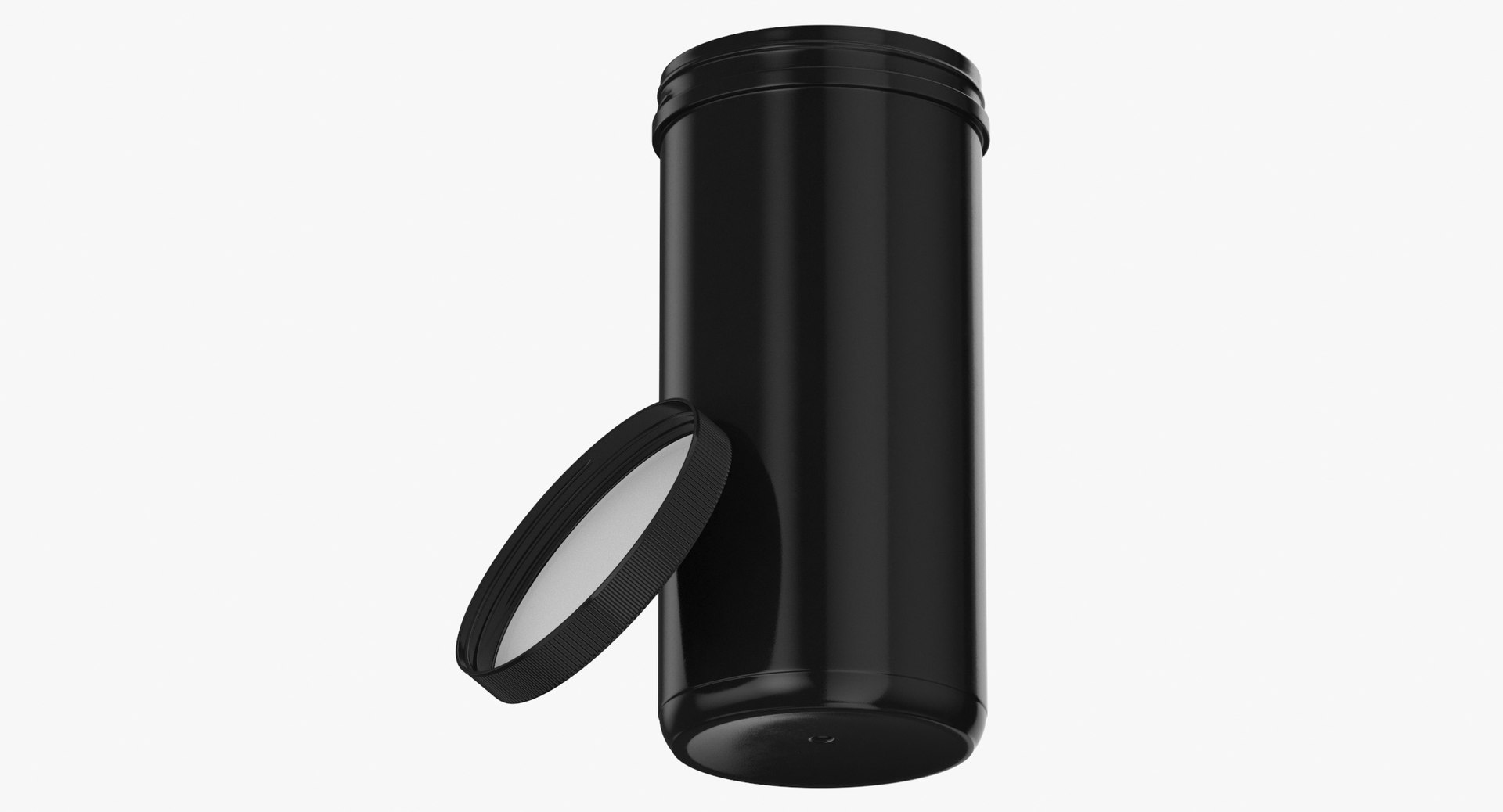 100 Oz Wide Mouth Plastic Jars Collection Open - 2 Models 3D Model ...