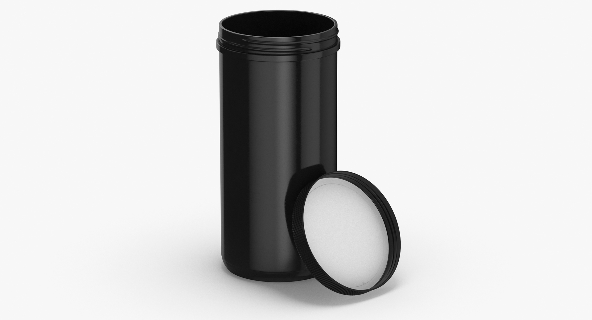 100 Oz Wide Mouth Plastic Jars Collection Open - 2 Models 3D Model ...