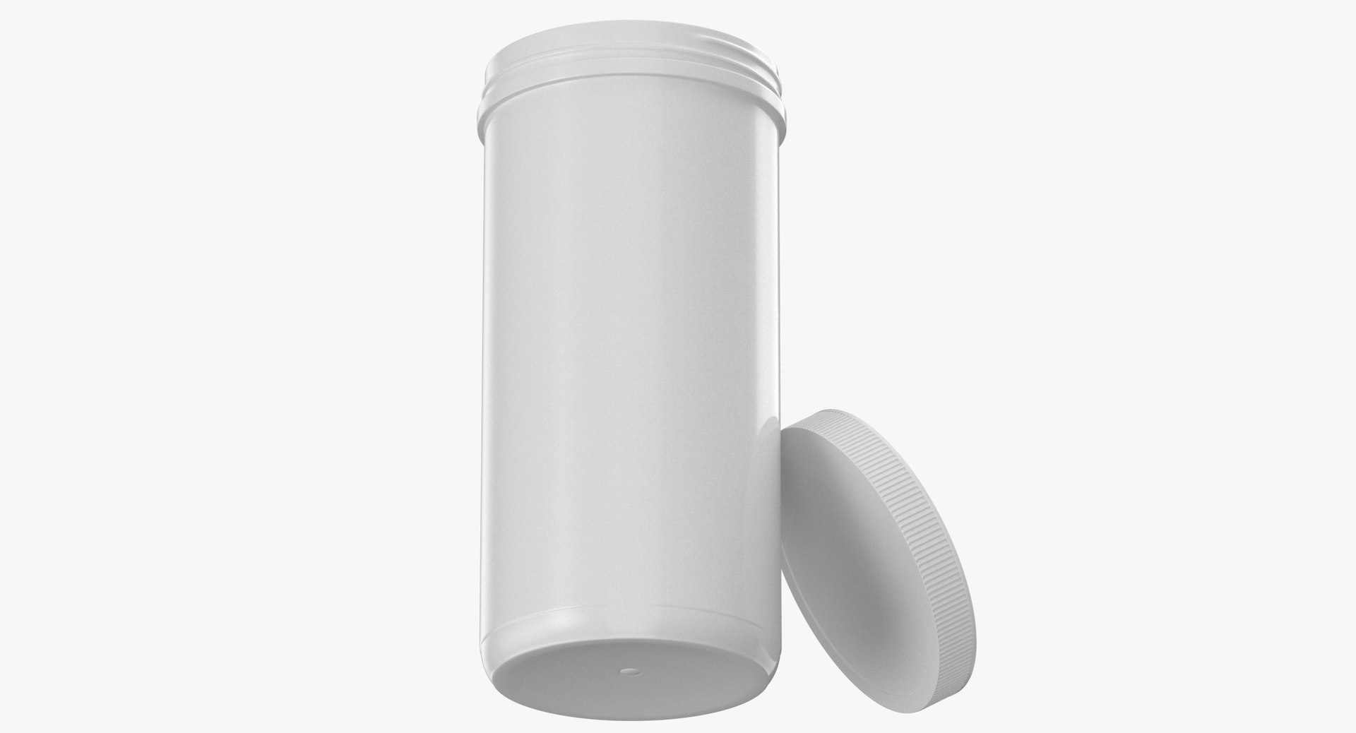 100 Oz Wide Mouth Plastic Jars Collection Open - 2 Models 3D Model ...