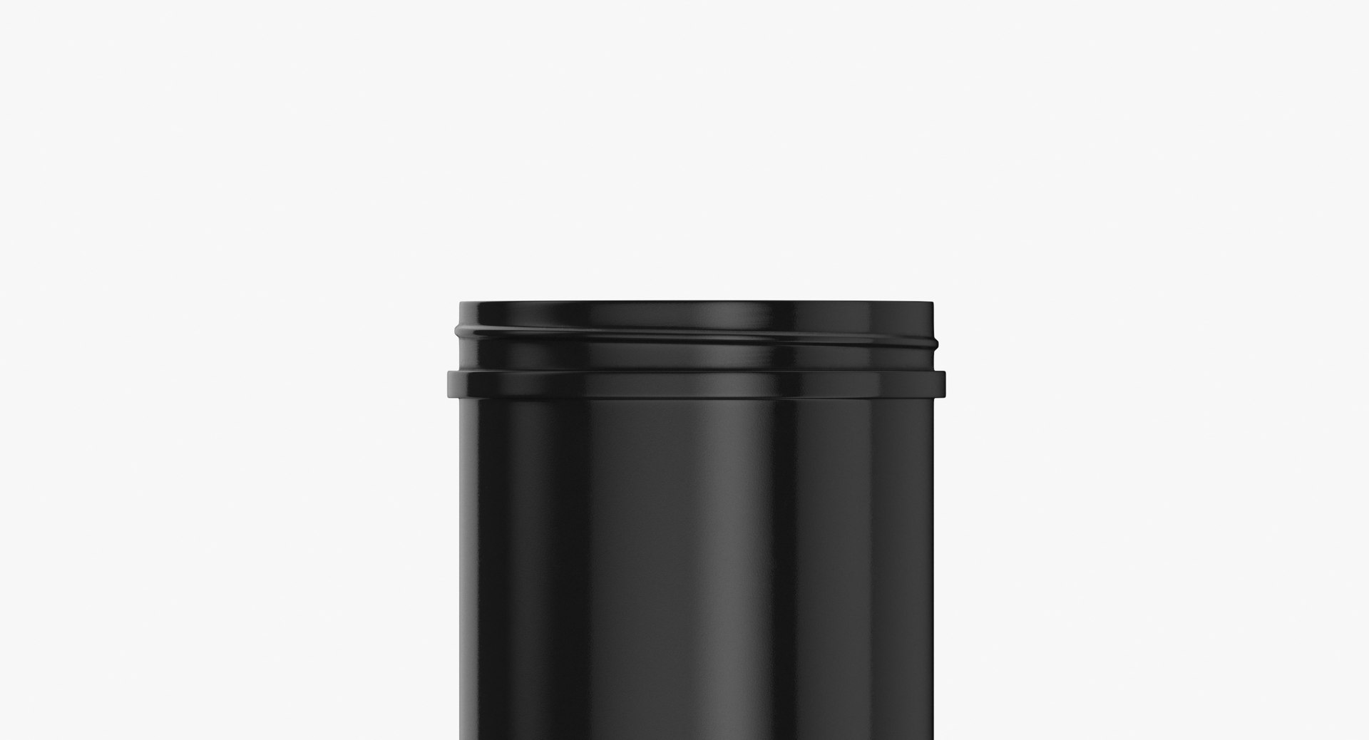 100 Oz Wide Mouth Plastic Jars Collection Open - 2 Models 3D Model ...