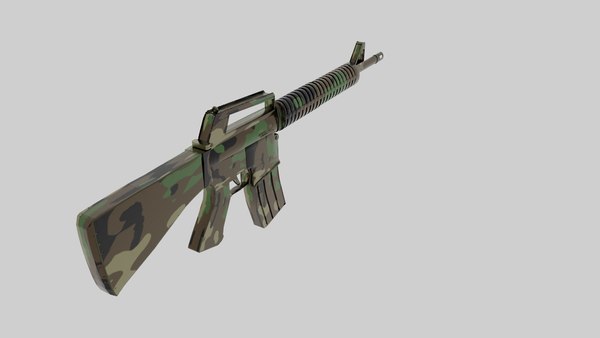 modelo 3d M16 caricaturesco - TurboSquid 2291056