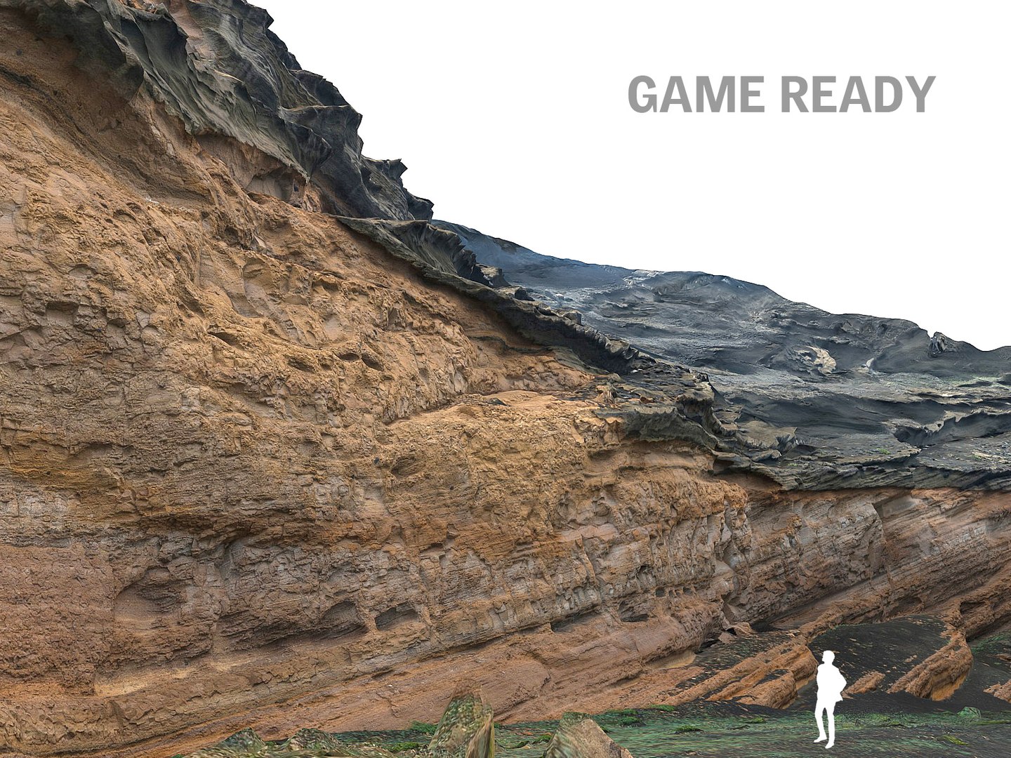 3d Model Ocean Cliffs