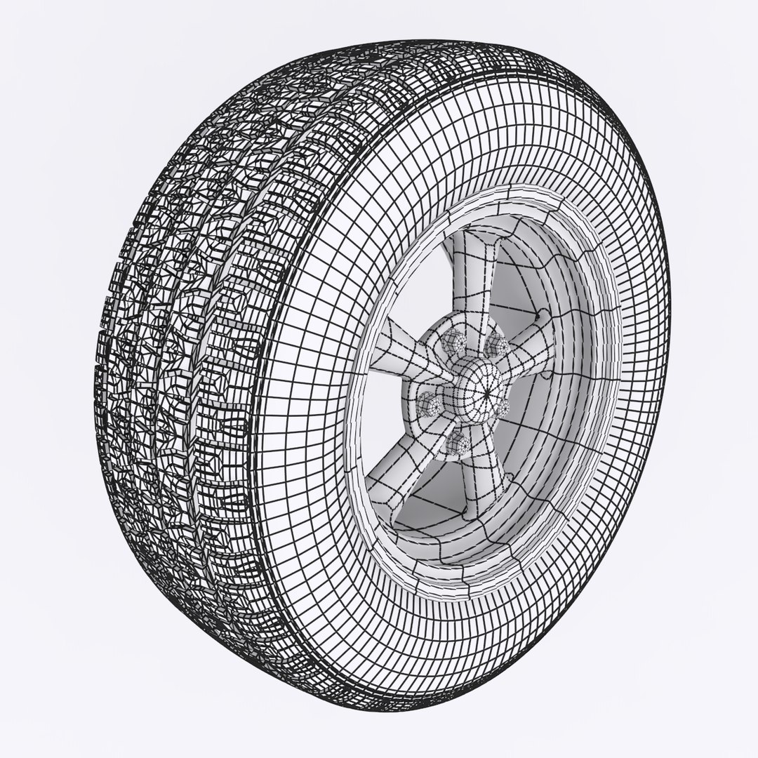 Hot Rod Rim 3d Obj