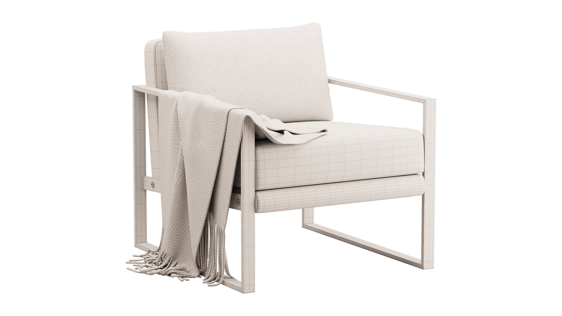 3D Model Reclining Lounge Chair - TurboSquid 2317450