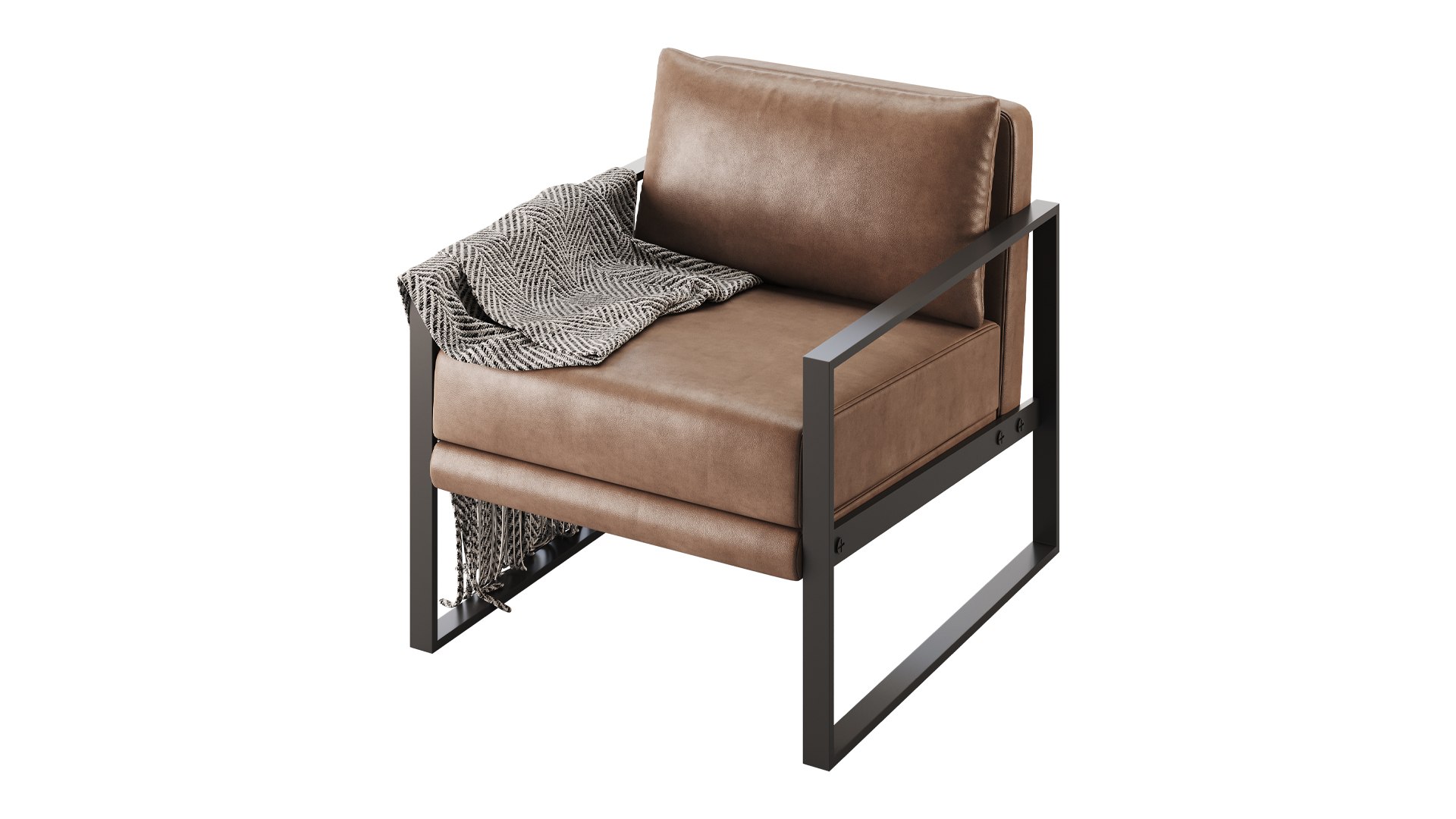 3D Model Reclining Lounge Chair - TurboSquid 2317450