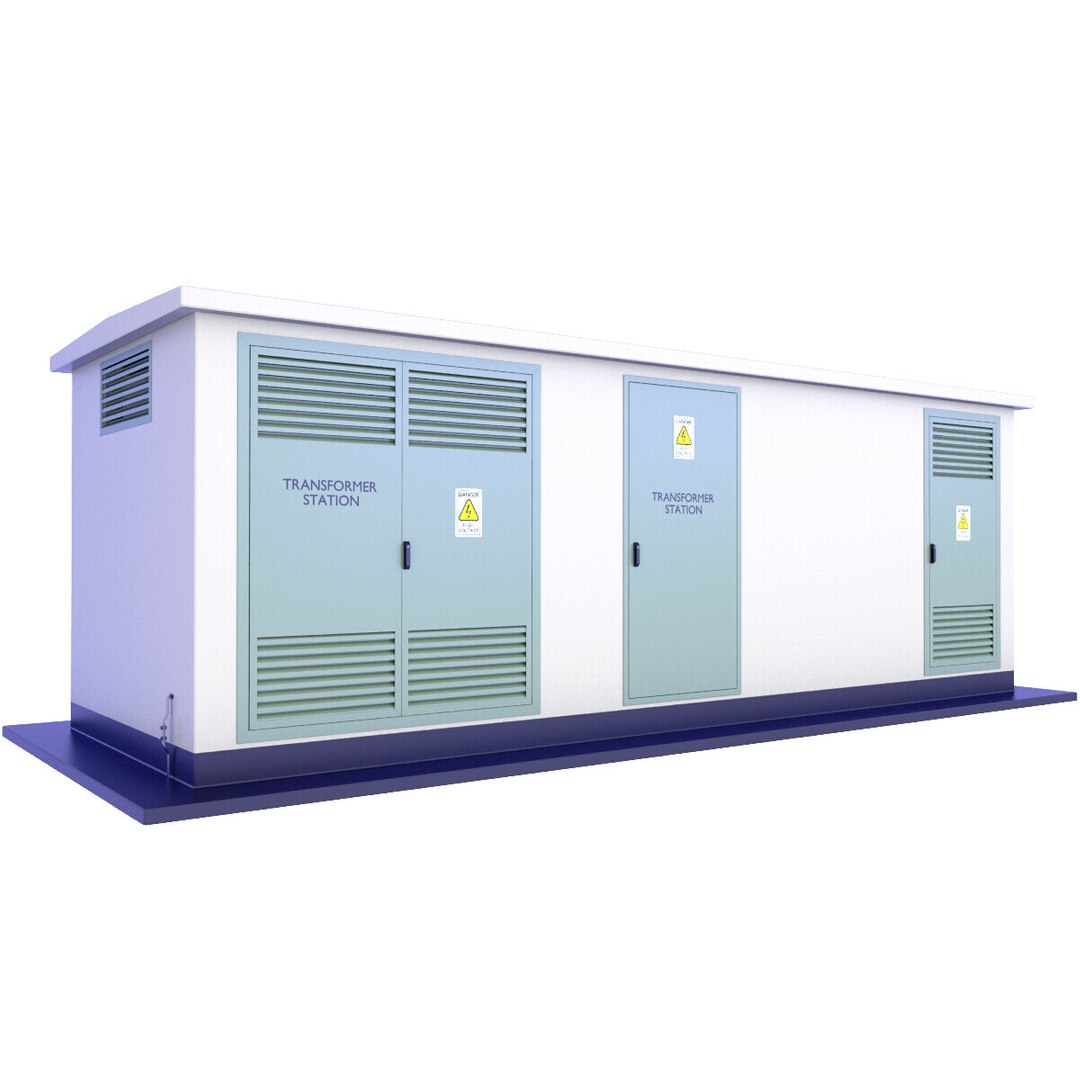 HV Power Transformer Housing Sub Station 19 3D - TurboSquid 2392912