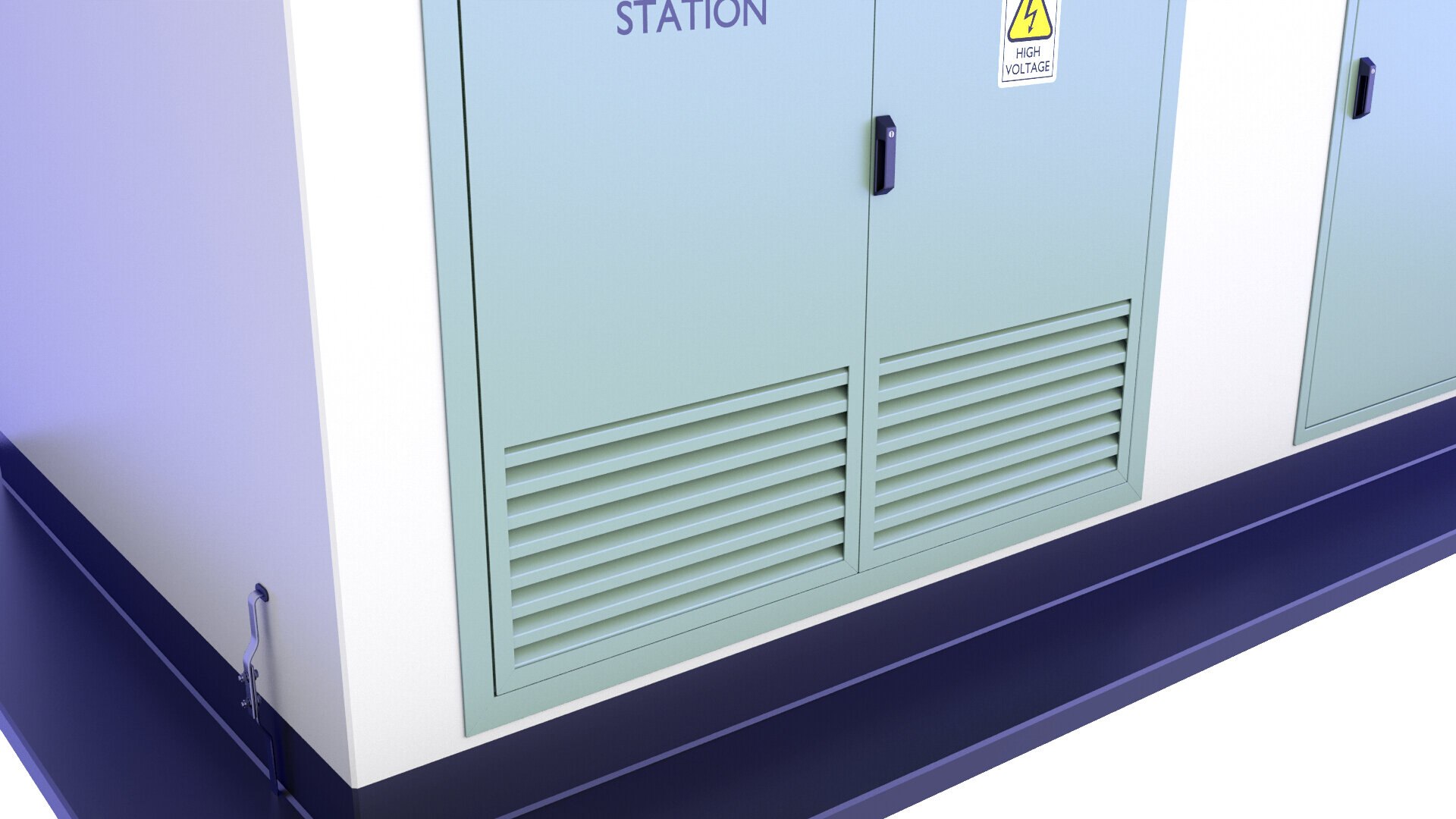 HV Power Transformer Housing Sub Station 19 3D - TurboSquid 2392912