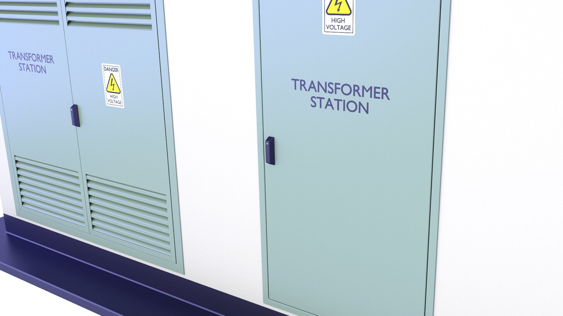 HV Power Transformer Housing Sub Station 19 3D - TurboSquid 2392912