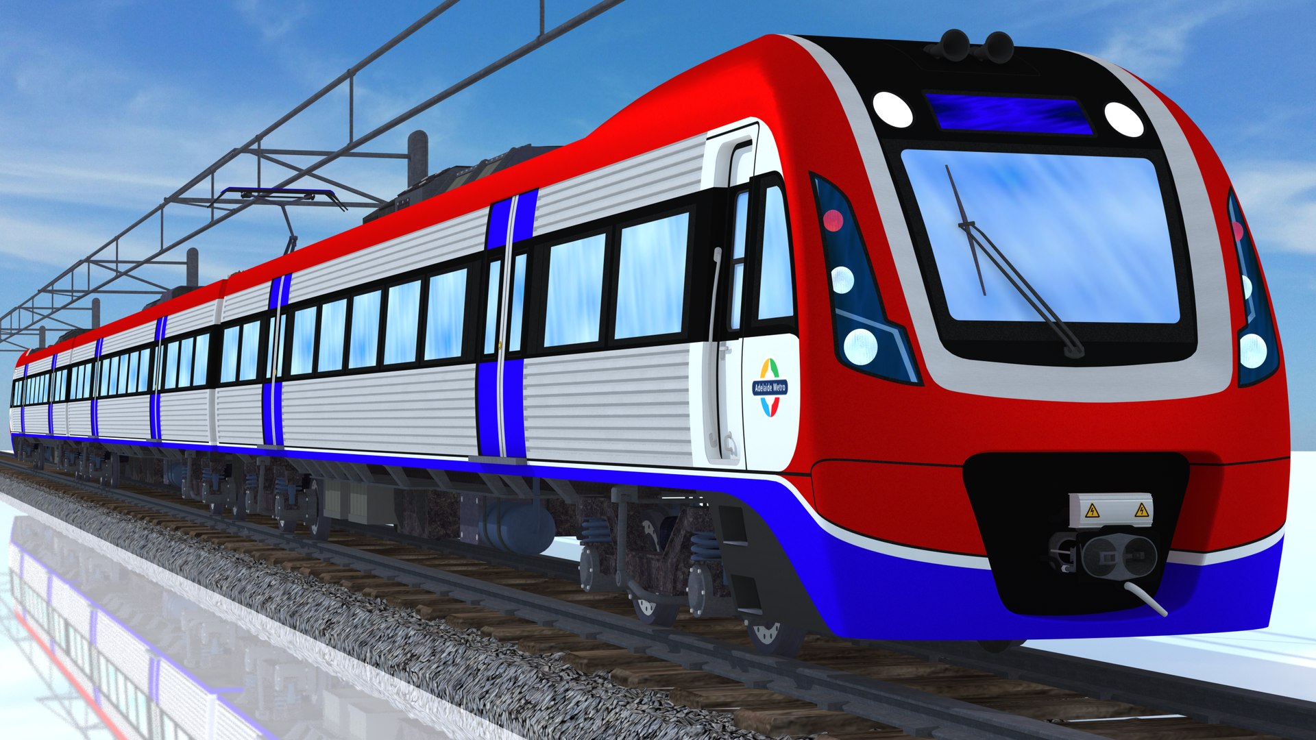 Bombardier Class 4000 - Adelaide Metro - Electric Passenger Train 3D ...
