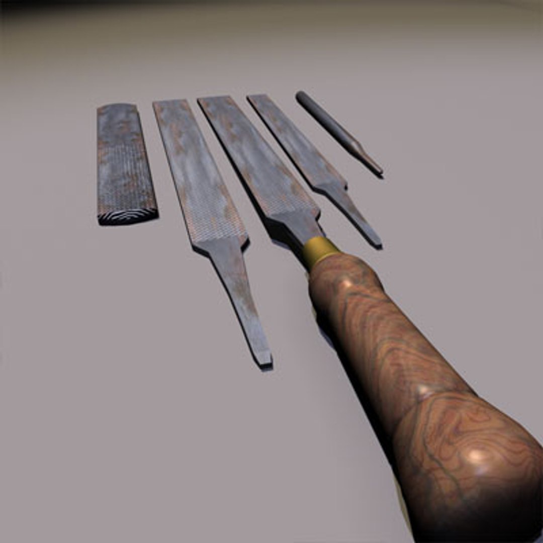 Wood Files Rasp 01 Max