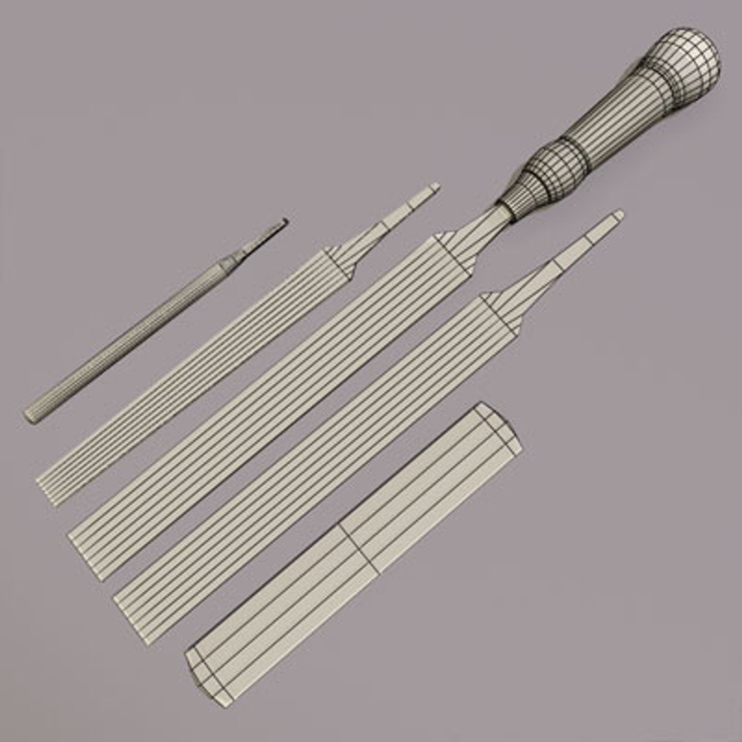 Wood Files Rasp 01 Max