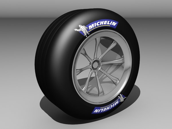 3d f1 race car tyre