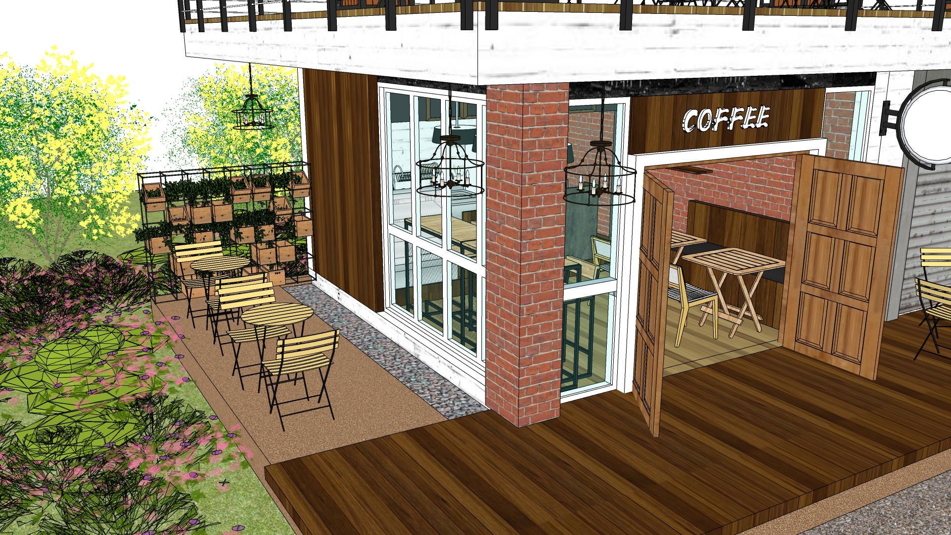 3D Model Roadside Cafe - TurboSquid 1985391