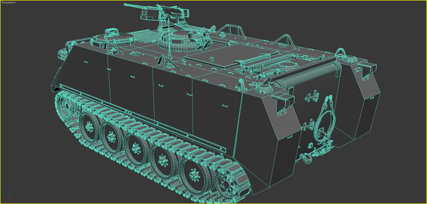m2 m113 m113a3 3d max