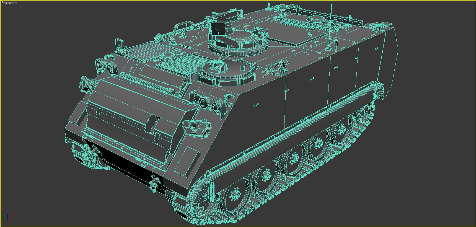 m2 m113 m113a3 3d max