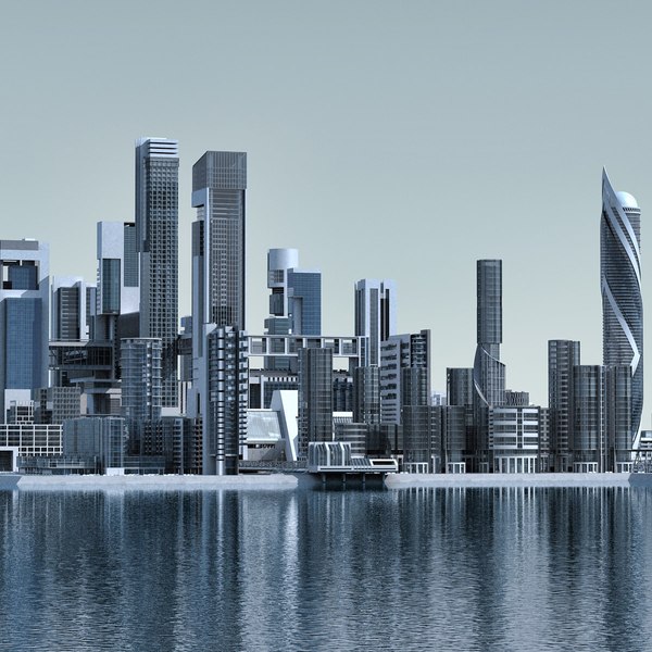 Future City 3D Models for Download | TurboSquid