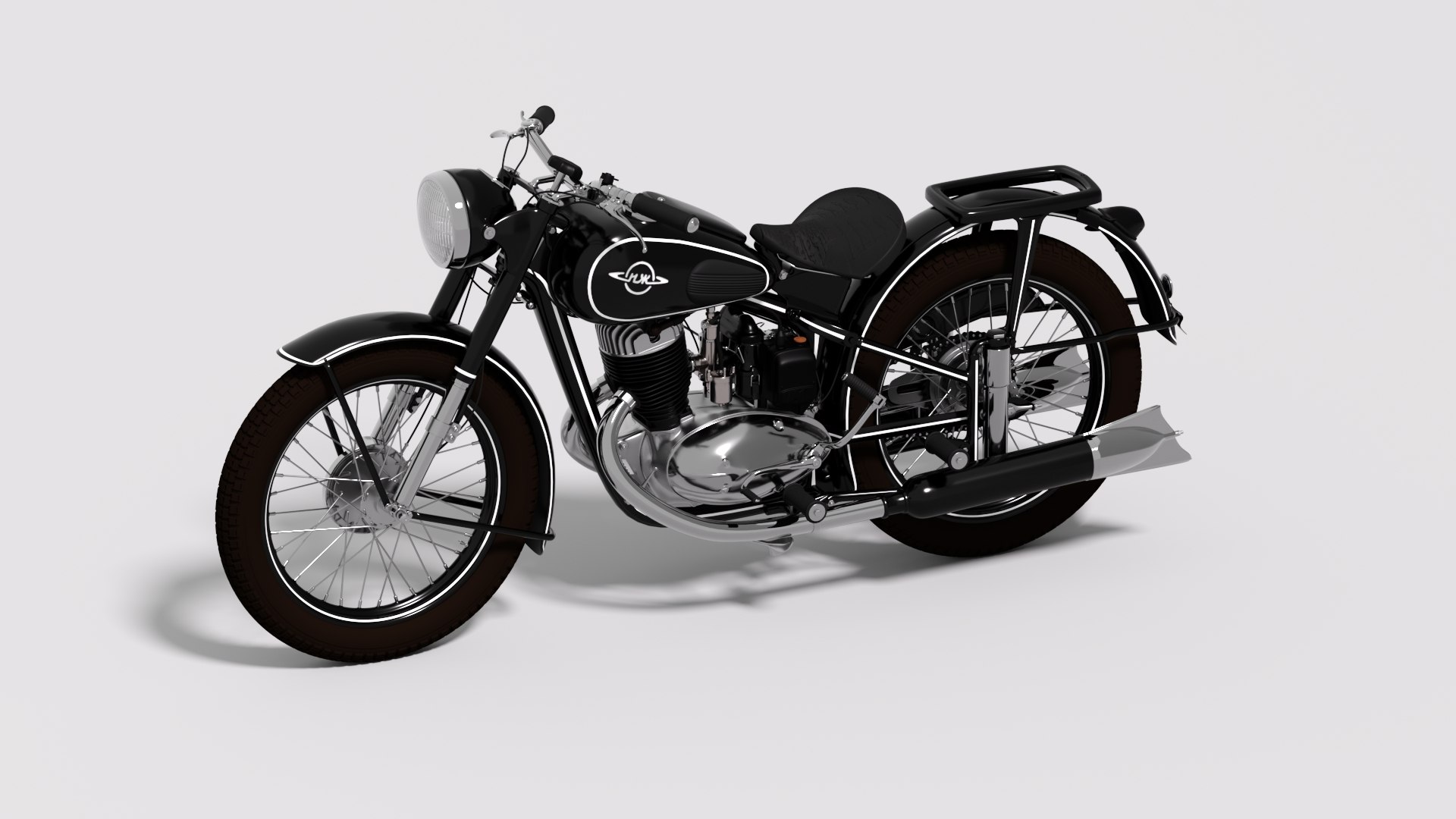3D Model Motorcycle IZ 49 - TurboSquid 2227120