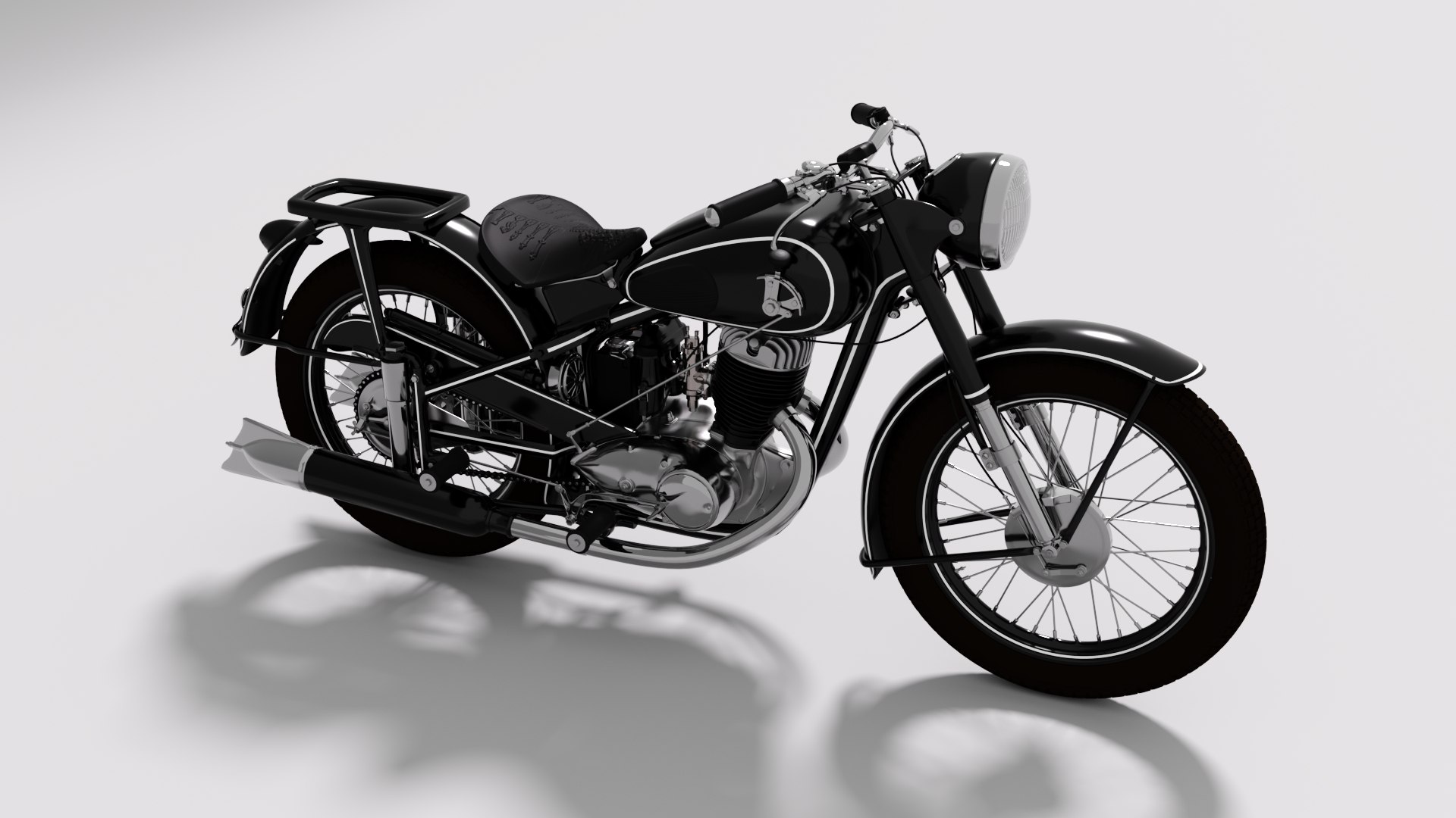 3D Model Motorcycle IZ 49 - TurboSquid 2227120