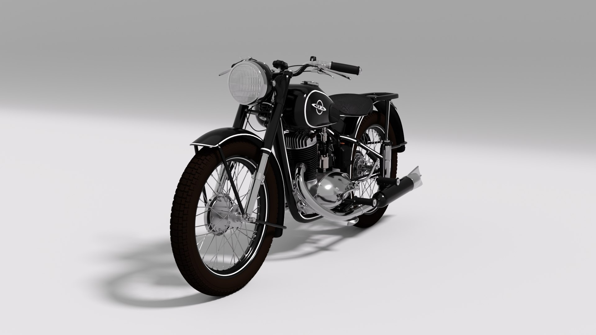 3D Model Motorcycle IZ 49 - TurboSquid 2227120