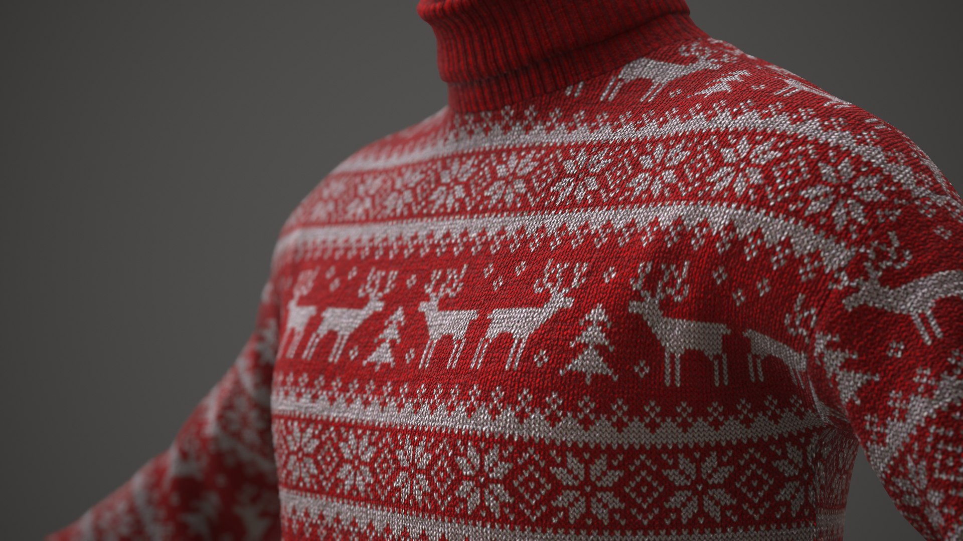 3D Christmas Sweater Model - TurboSquid 1655796