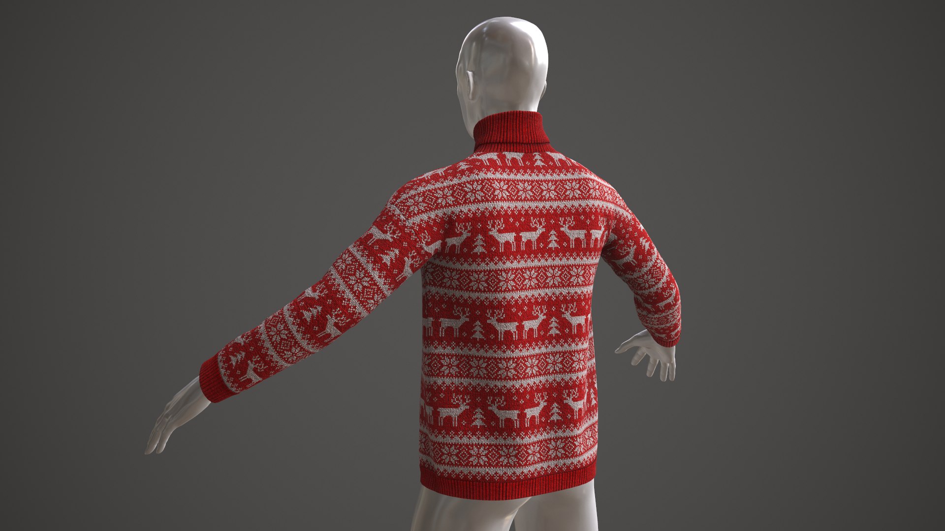 3D Christmas Sweater Model - TurboSquid 1655796