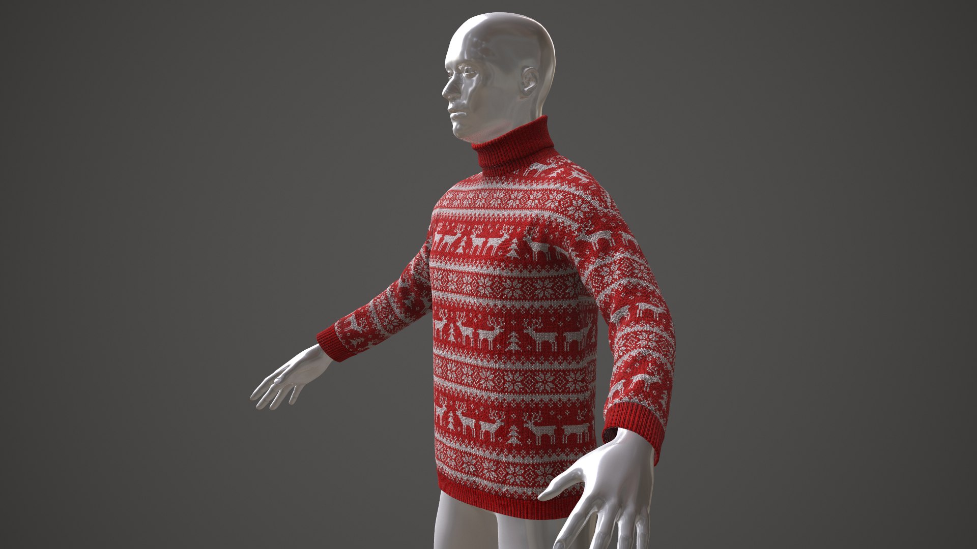 3D Christmas Sweater Model - TurboSquid 1655796