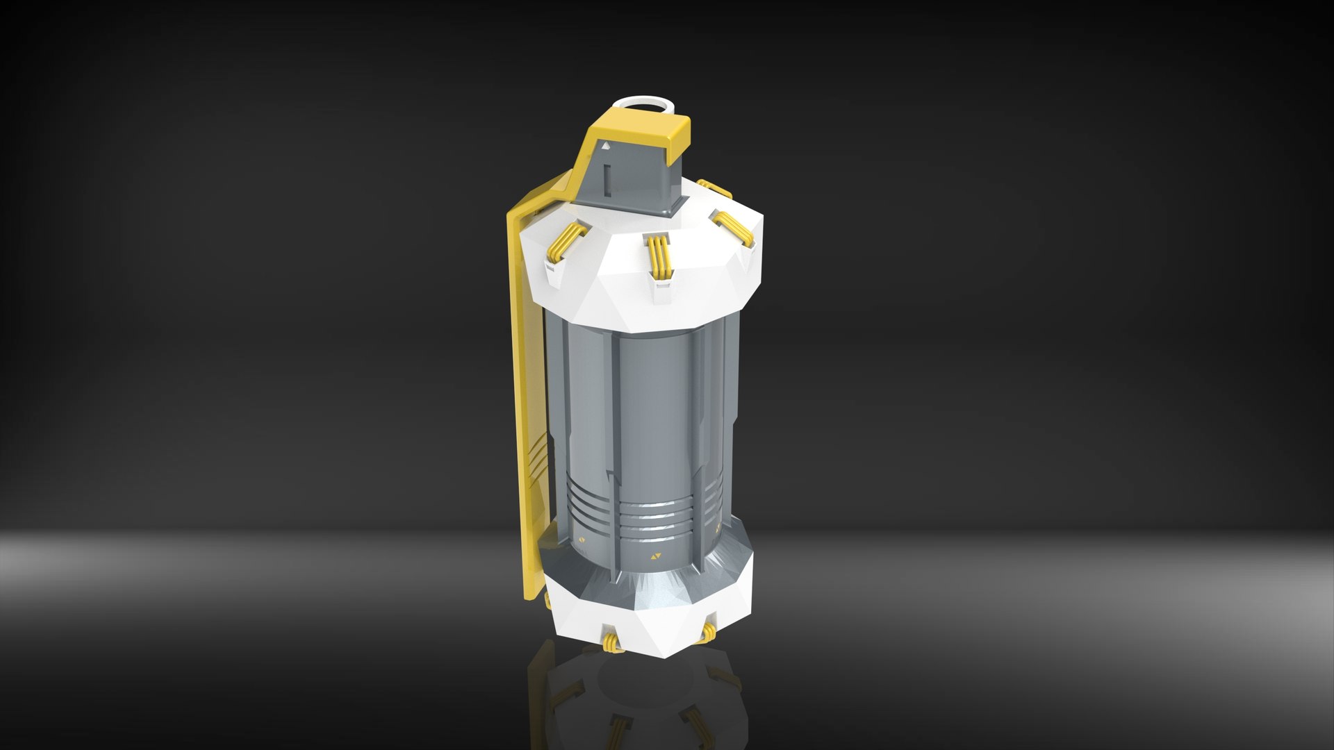 3D Sci-Fi Grenade As Stash Container Model - TurboSquid 2042952