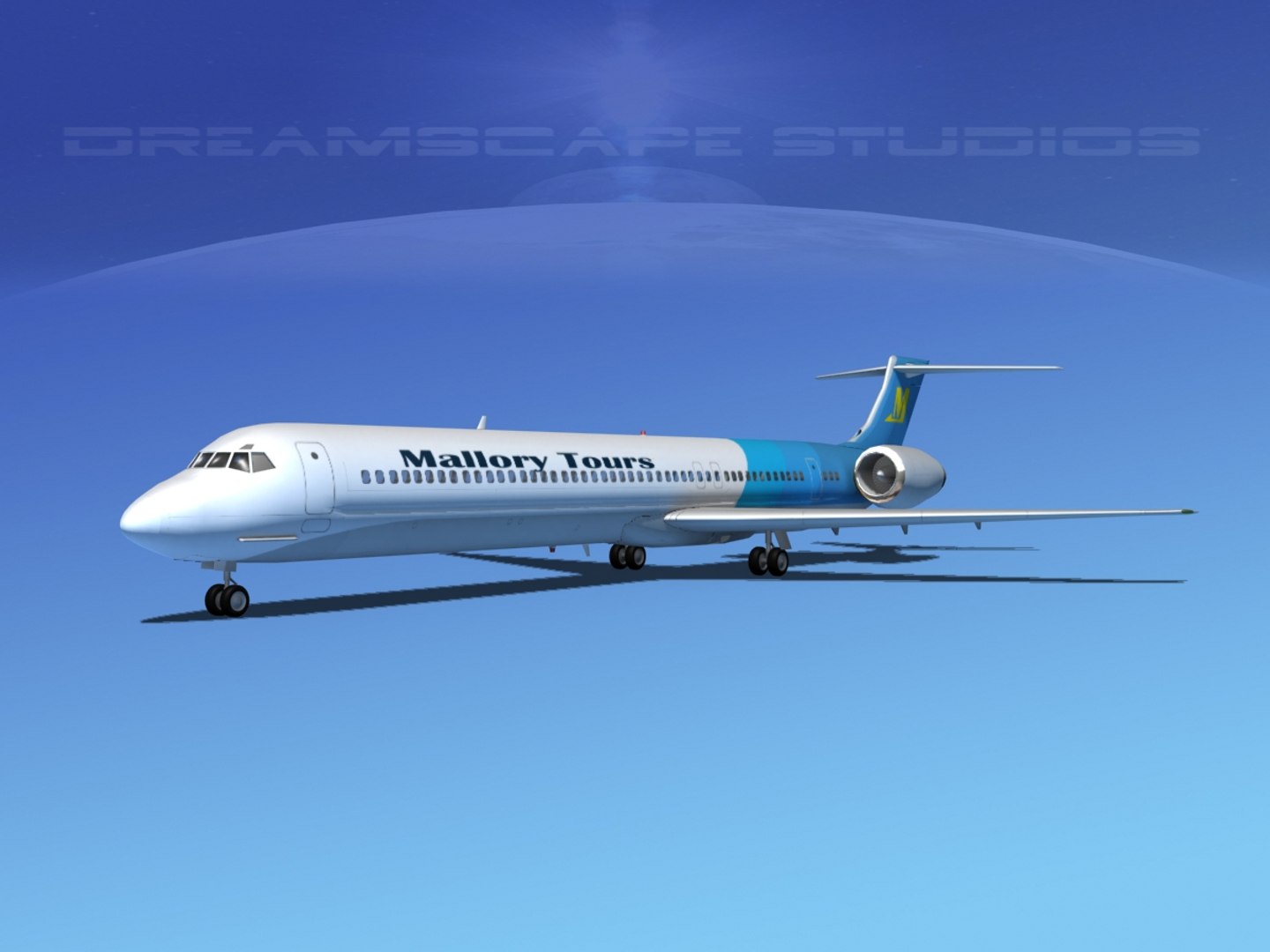 Mcdonnell Douglas Md-80 3d Model