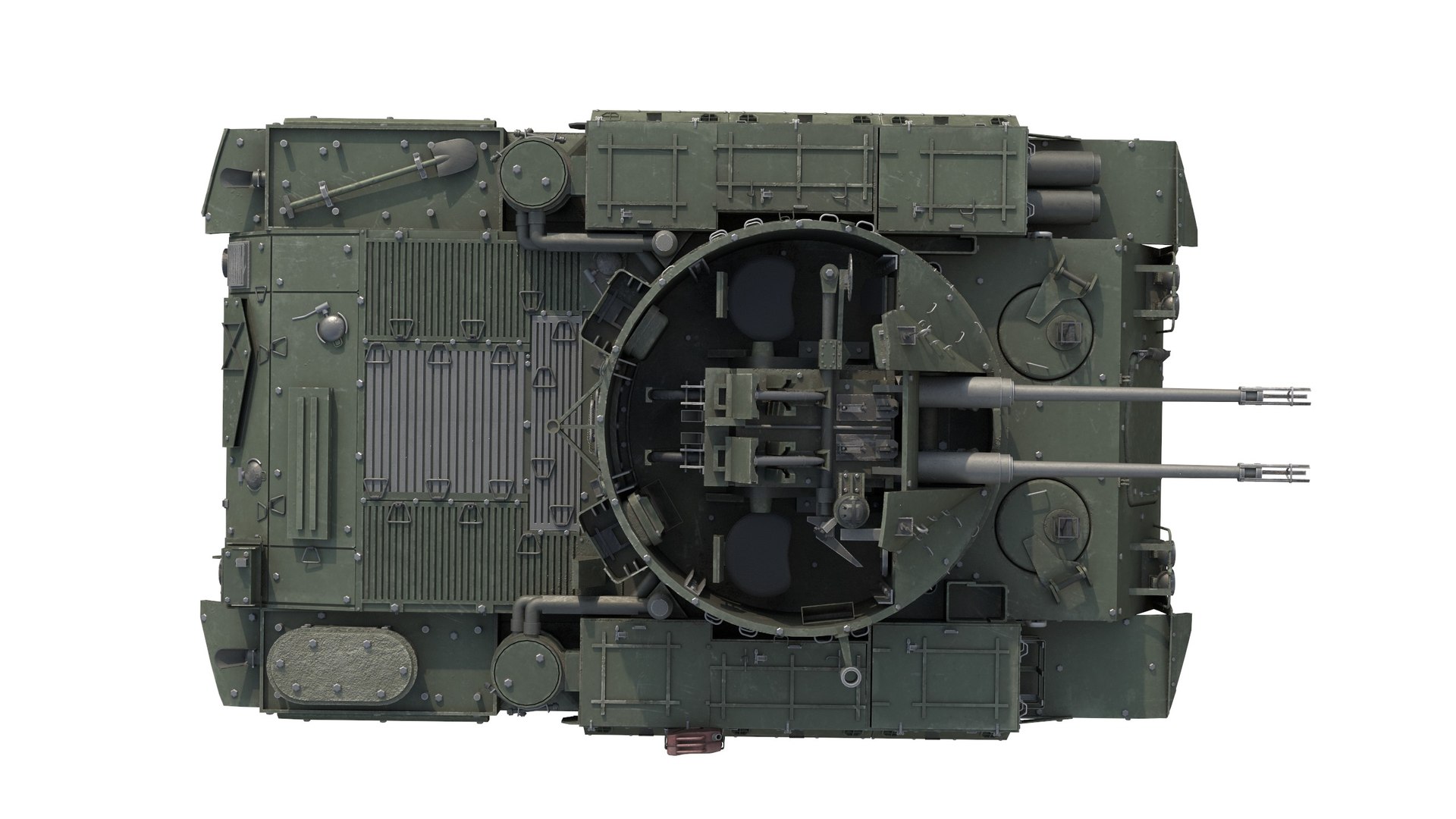 M42 Duster 40mm Anti Aircraft Tank 3D - TurboSquid 2241539