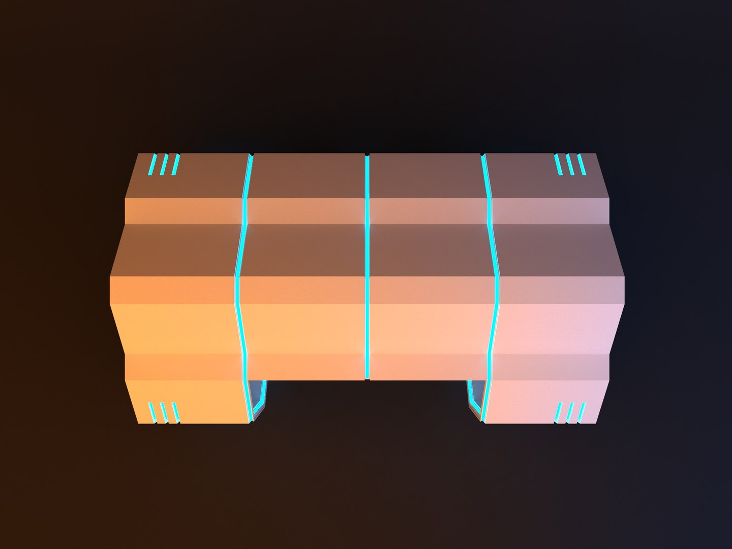 3D Futuristic Space Scifi Bus Stop - TurboSquid 1803287