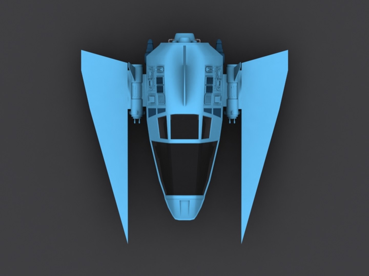 Free Original Fighter Spacecraft 3d Model