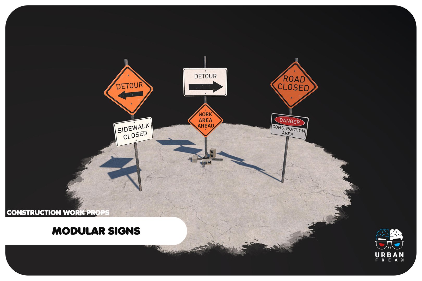 3D Construction Work Props Pack Model - TurboSquid 1994273