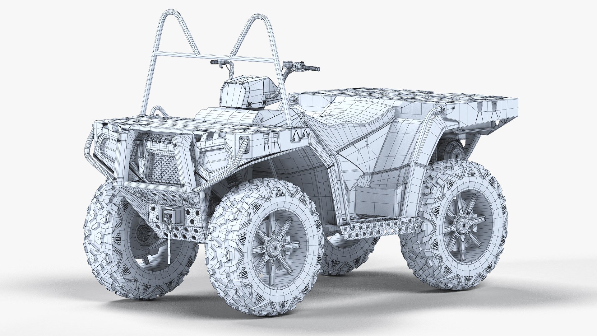 Military Atv Polaris 3D Model - TurboSquid 1629120