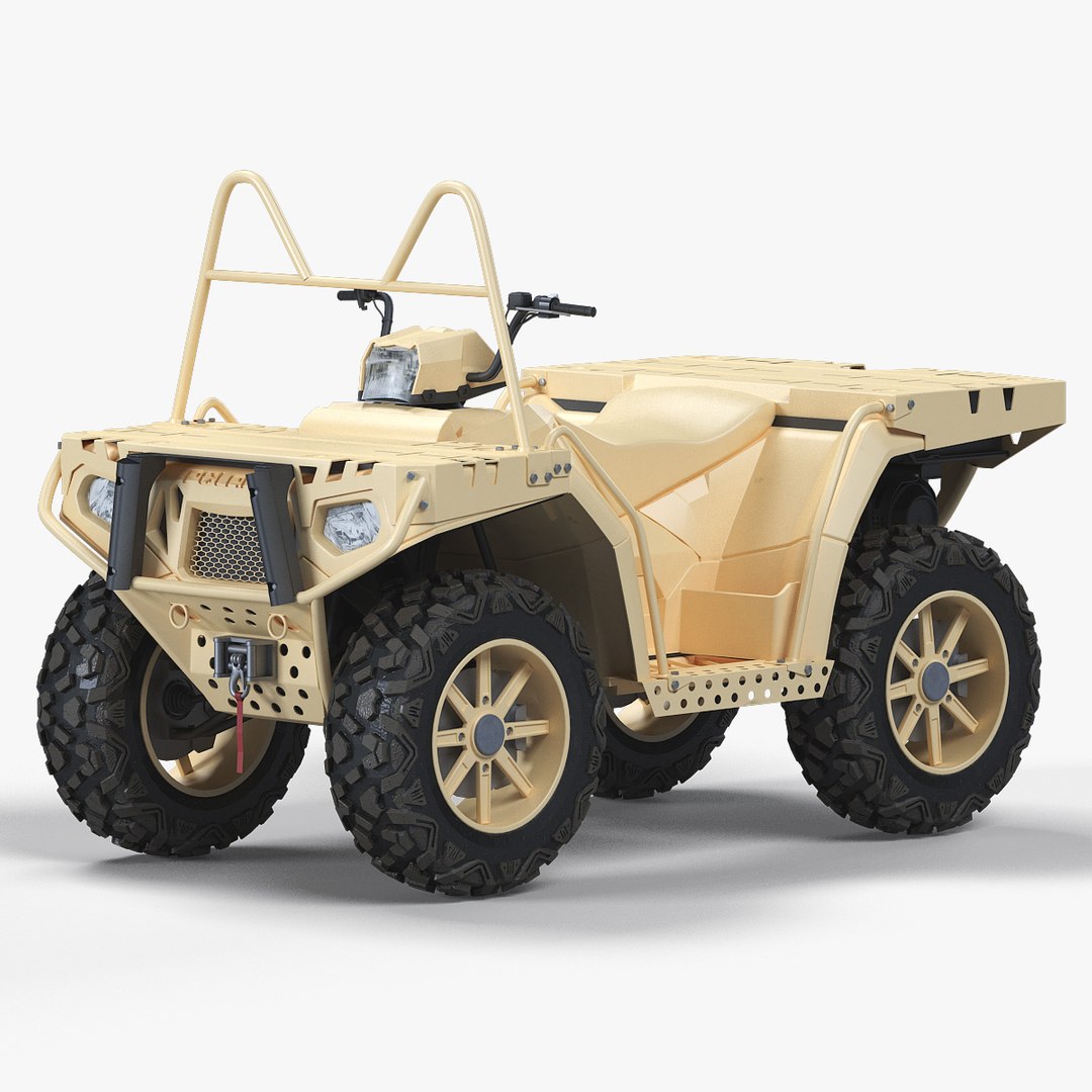 Military atv polaris 3D model - TurboSquid 1629120