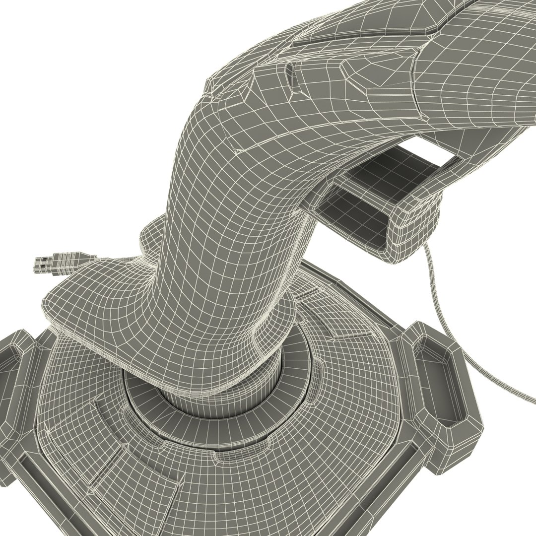 3d model joystick logitech attack 3