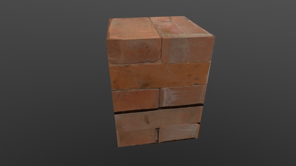 3D модель Brick Set AR VR PBR Lowpoly with game ready 3d Model ...