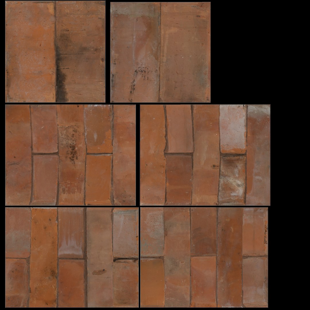 3D Model Brick Set AR VR PBR Lowpoly With Game Ready 3d Model ...