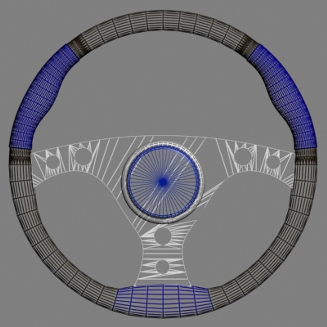 Racing Steering Wheel Dxf