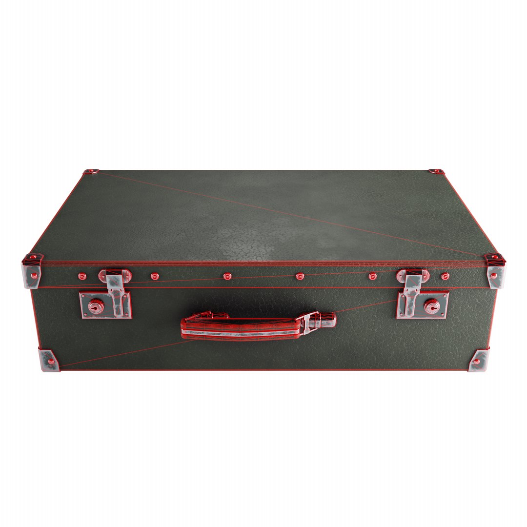 3D model Vintage Suitcase 2 - TurboSquid 2022601