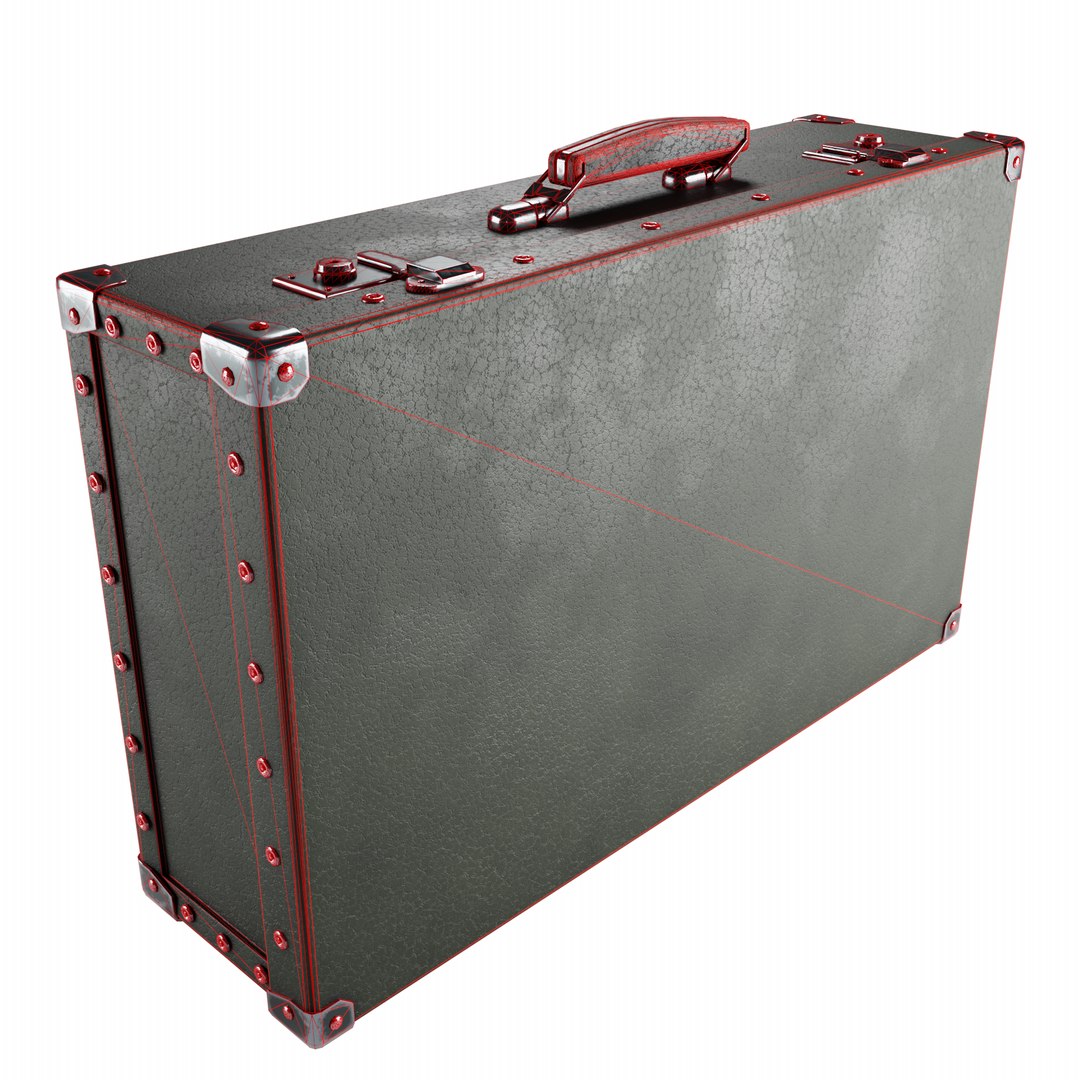 3D model Vintage Suitcase 2 - TurboSquid 2022601