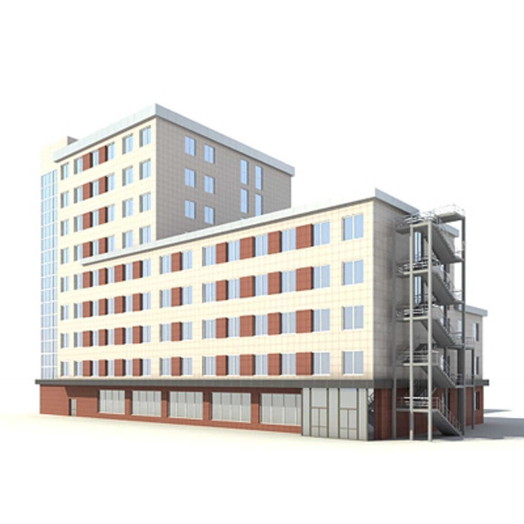 3d Model Office Building