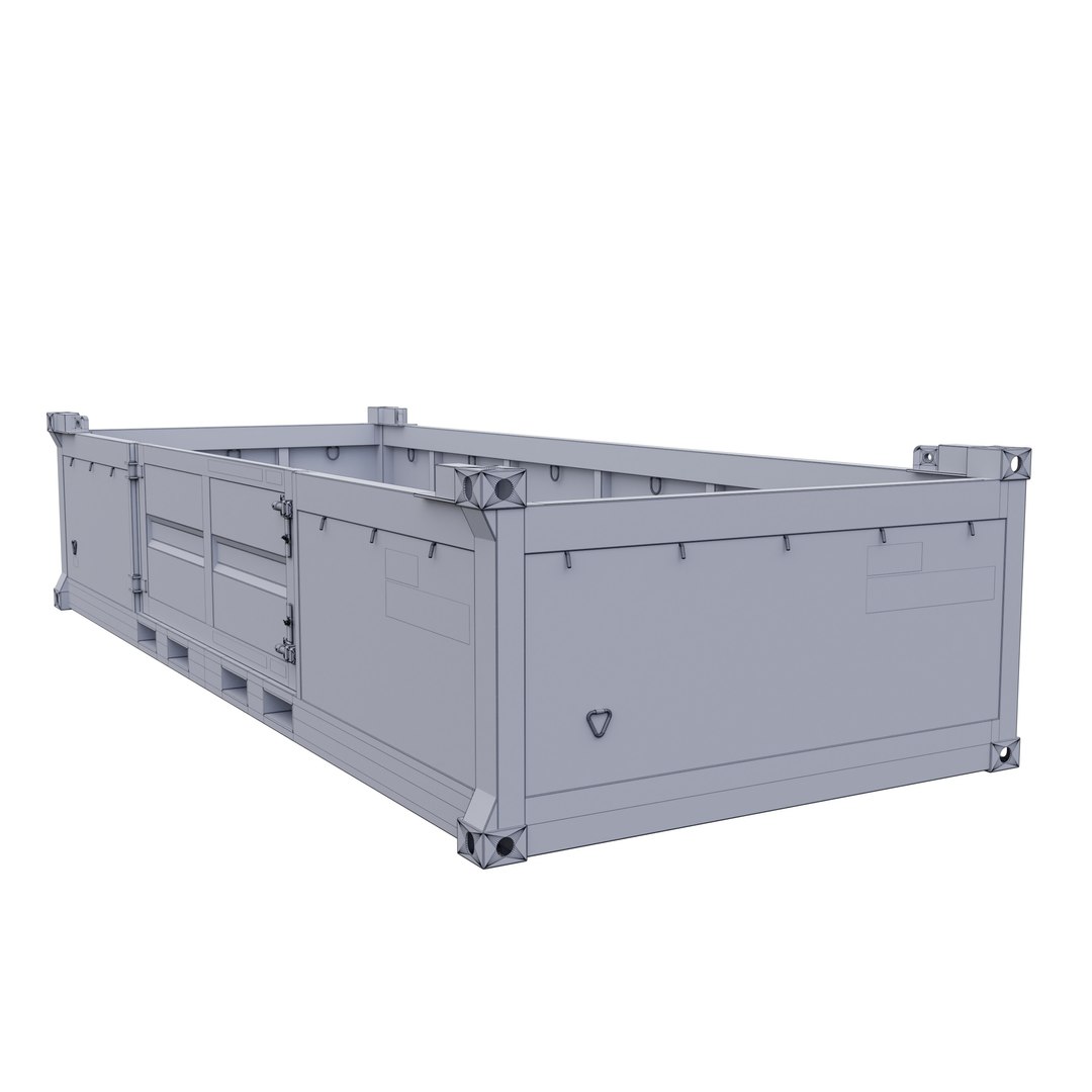 20 height container model - TurboSquid 1710814