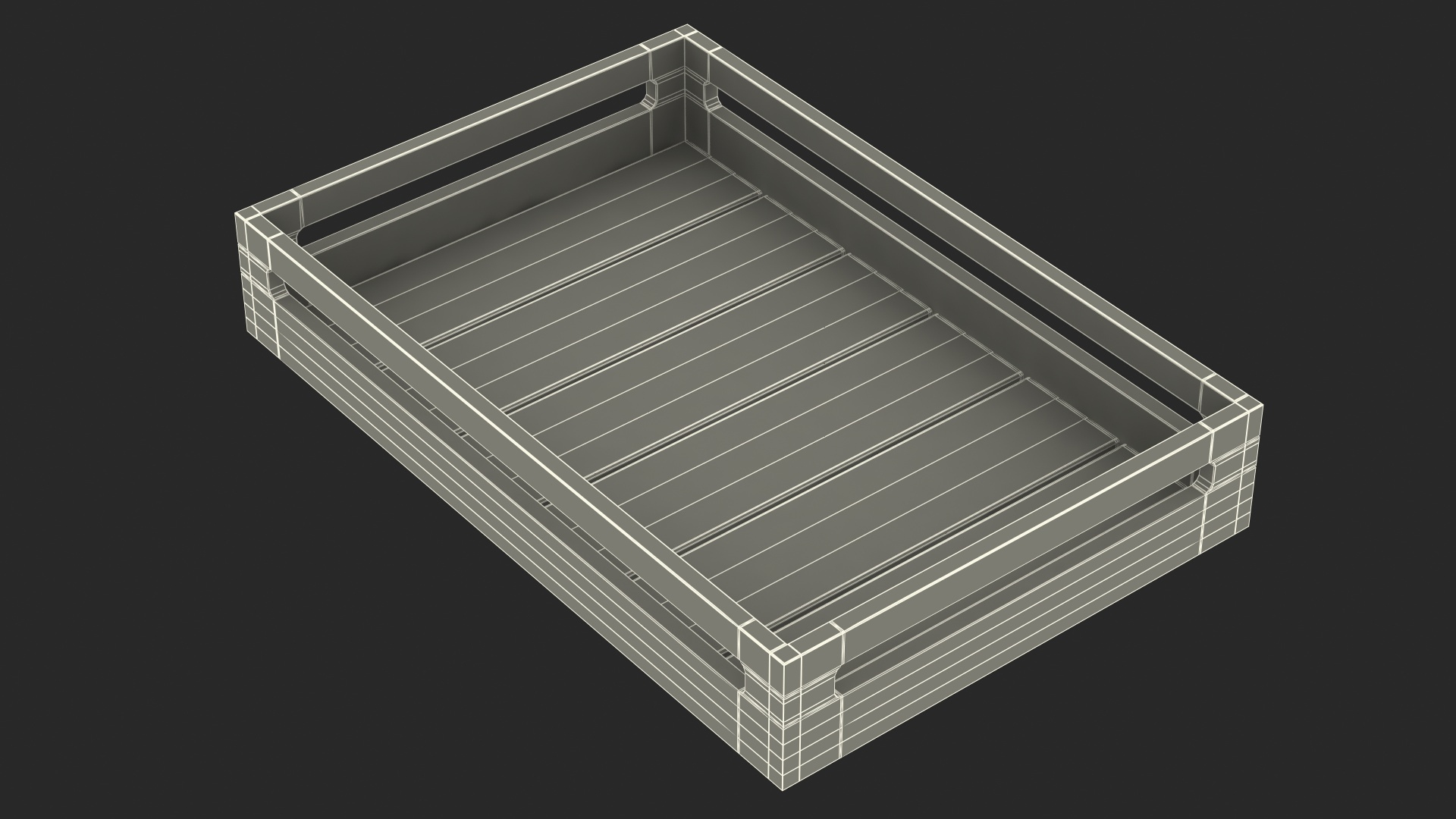 Stacking Crate h8cm 3D - TurboSquid 1922368