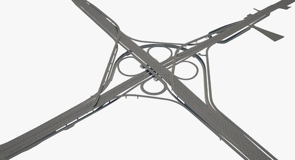 Highway Interchange 3D Models for Download | TurboSquid