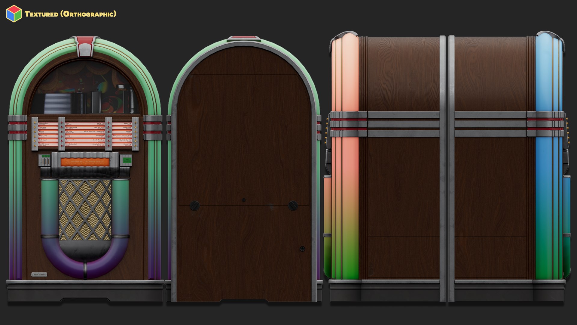 3D Retro Jukebox Asset - TurboSquid 2230253