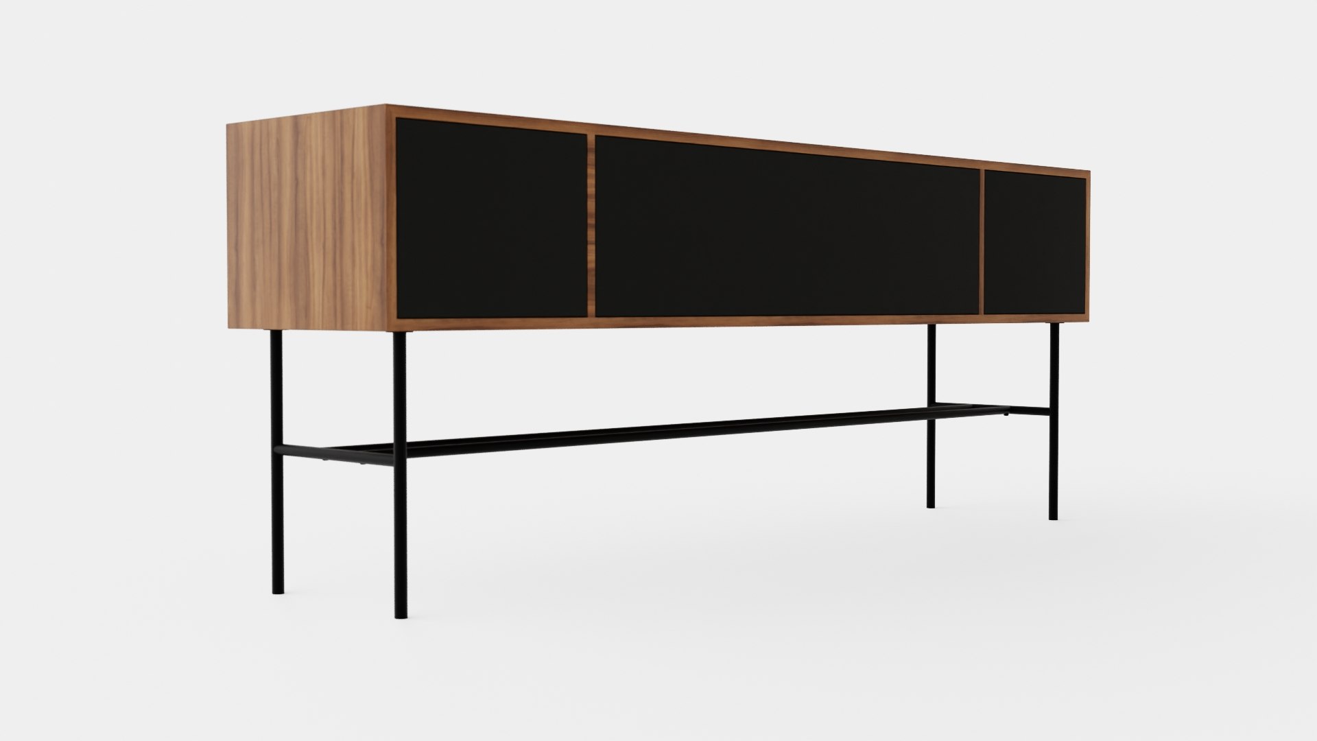 3D Lemus Home 1500 Media Bench Model - TurboSquid 2251130