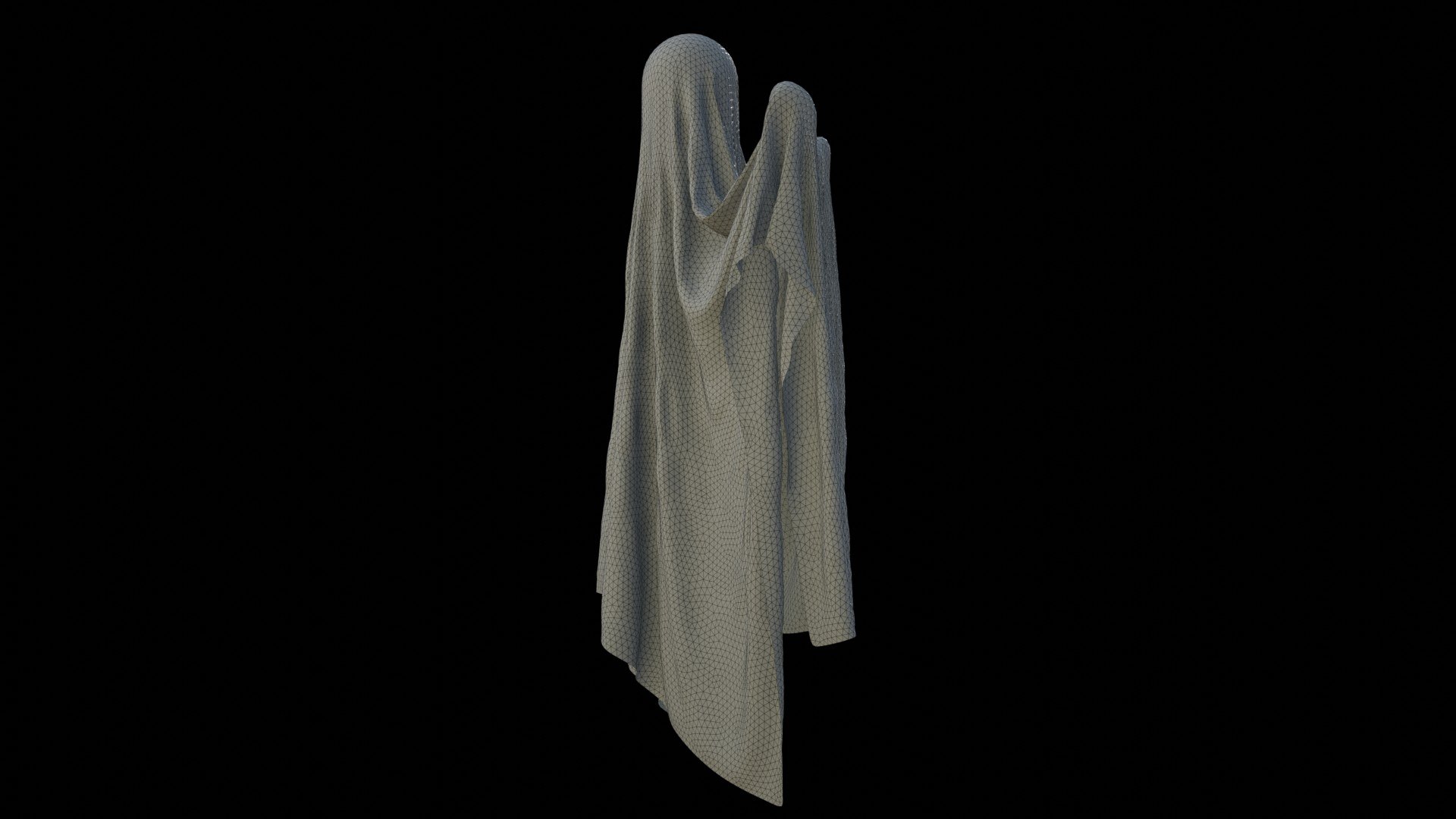3D High Poly Ghost Model - TurboSquid 1860205