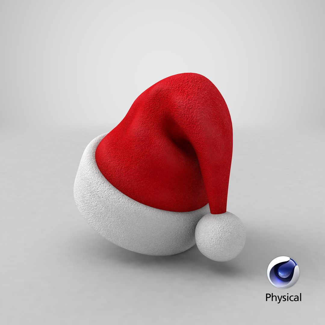 3D Realistic Santa Hat - TurboSquid 1464291